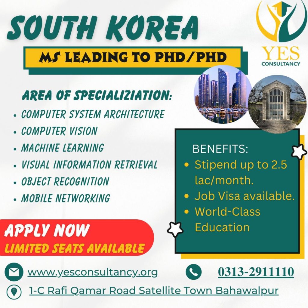 Study in South Korea – YES Education Consultants
