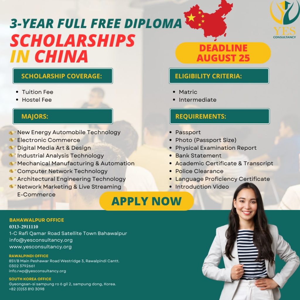 Study in China – YES Education Consultants